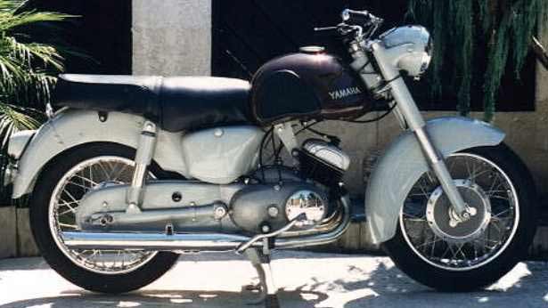 Geschiedenis van Yamaha motoren.